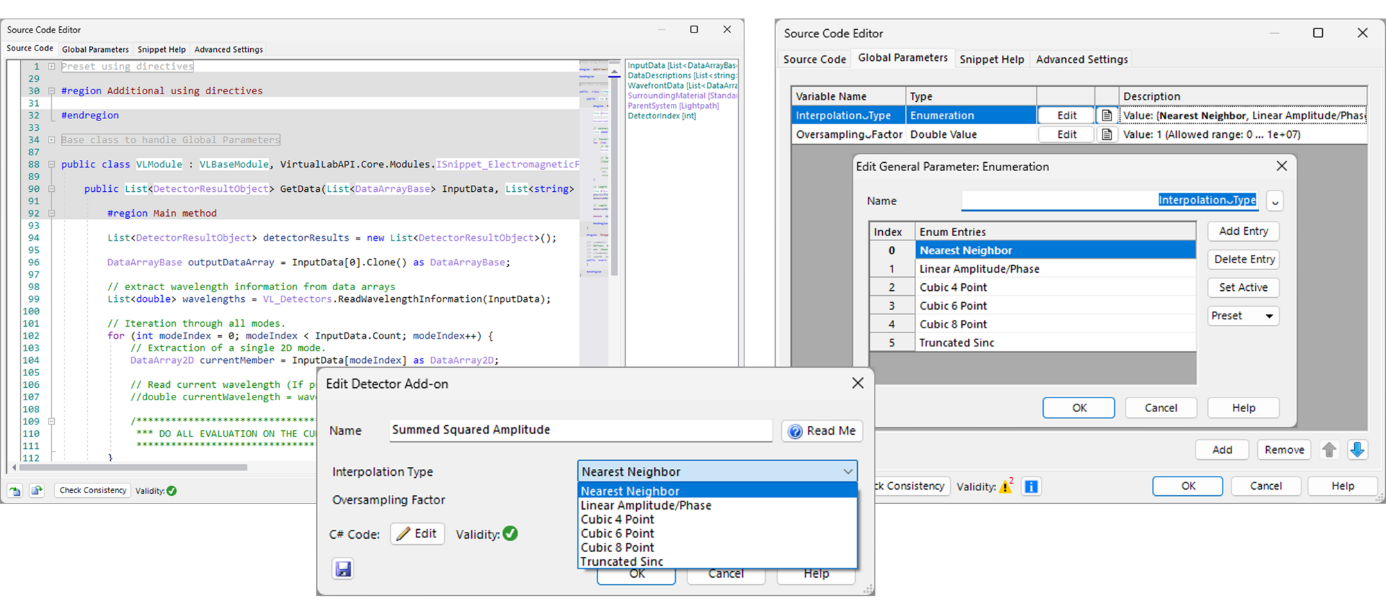 Programming Detector Add-ons | Optical Design Software
